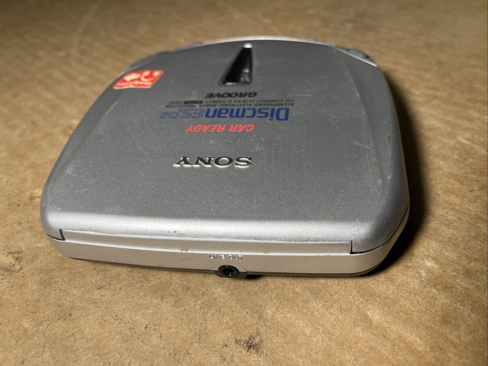SONY CAR READY DISCMAN ESP2 GROOVE D-E406CK PORTABLE CD PLAYER | eBay