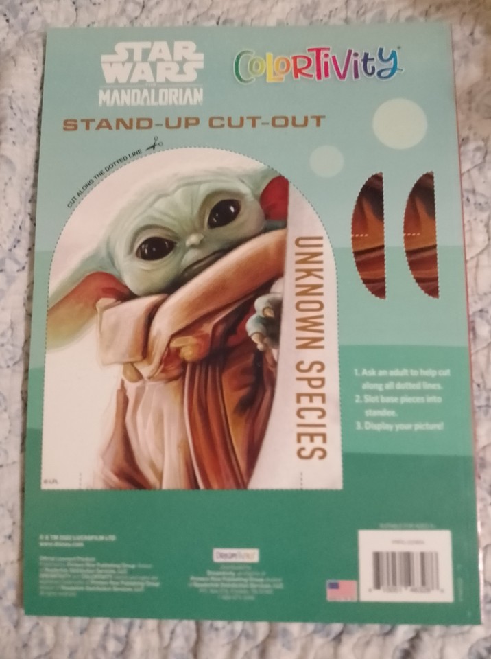 Star Wars The Mandalorian Unknown Species Colouring & Activity Book ...