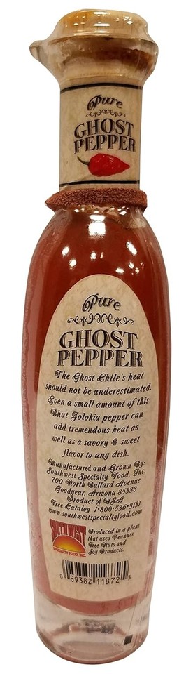 Pure Ghost Pepper Hot Sauce Mash Puree 3.75oz - Try if you dare ...