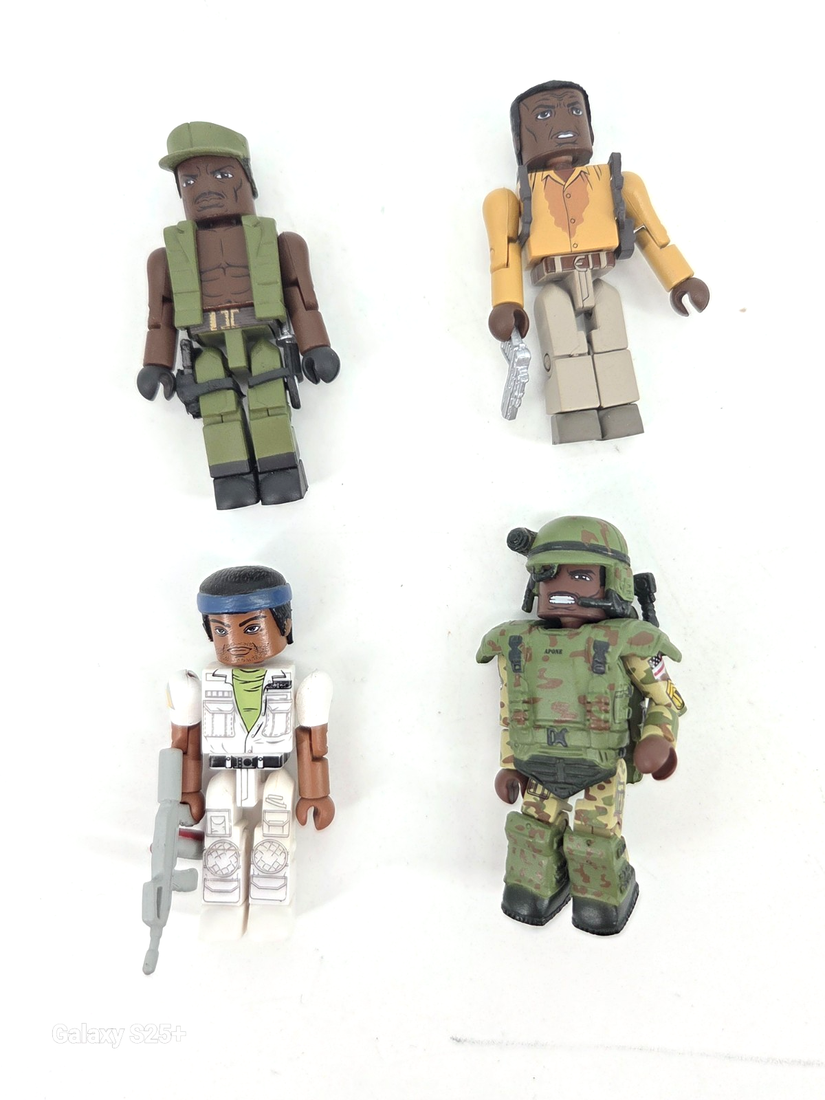 Lot 4 Mini - Mates Series 1 Harrigan Dillon Predator Sergeant Apone ...