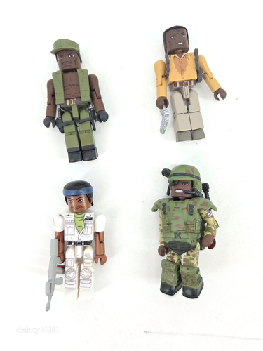 Lot 4 Mini - Mates Series 1 Harrigan Dillon Predator Sergeant Apone ...