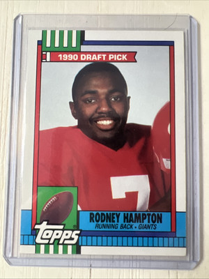 1990 Topps - #48 Rodney Hampton (RC) | eBay