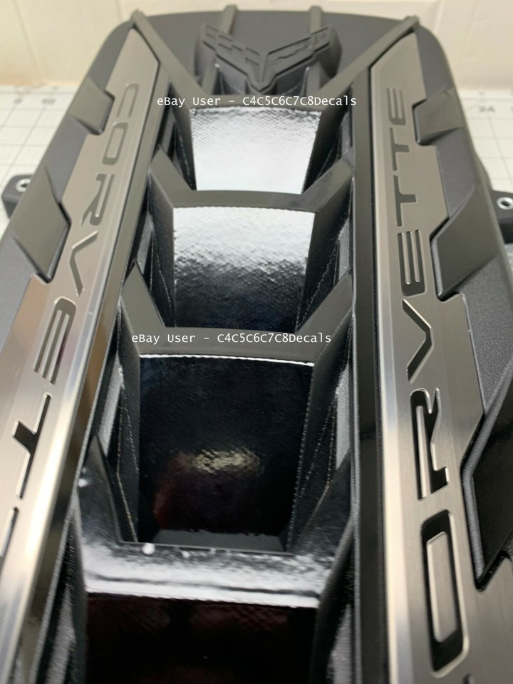 FITS Chevy Corvette StingRay C8 Engine Cover Decal 20 21 22 23 24 LOTS ...