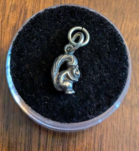 VTG Sterling Silver Charm 3-D Tiny Squirrel P1A | eBay
