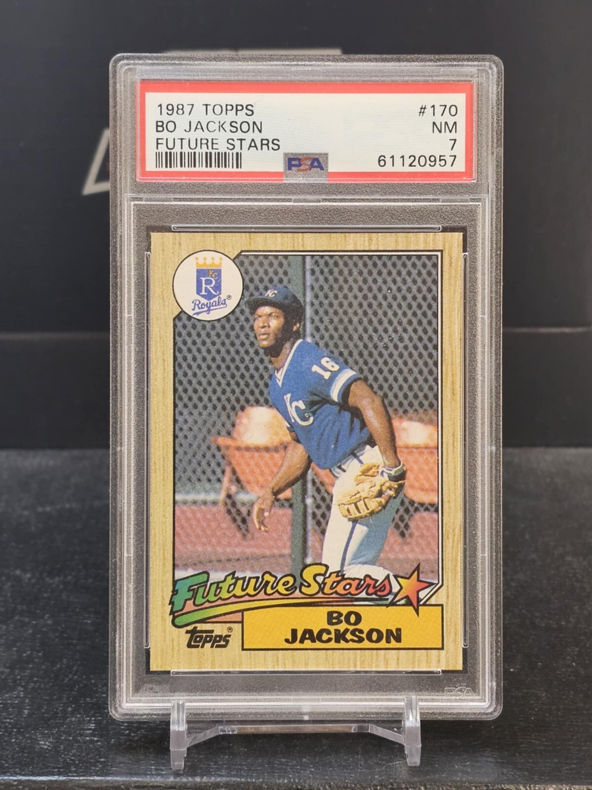 1987 TOPPS BO JACKSON FUTURE STARS ROOKIE CARD #170 PSA 7 NM | eBay