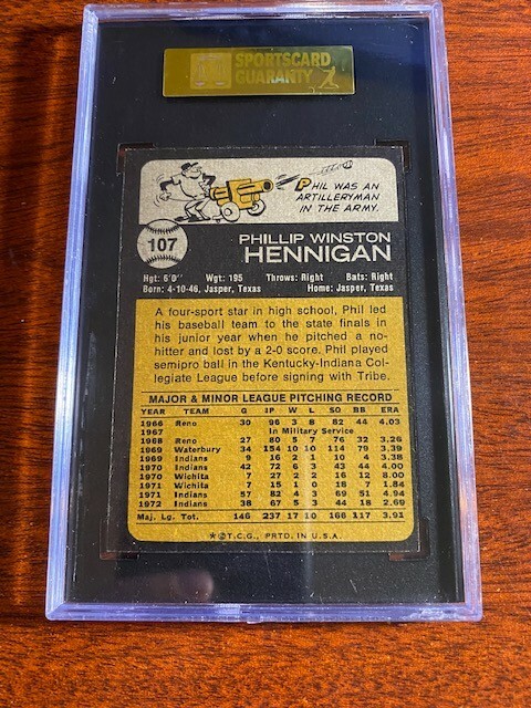 1973 Topps - #107 Phil Hennigan for sale online | eBay