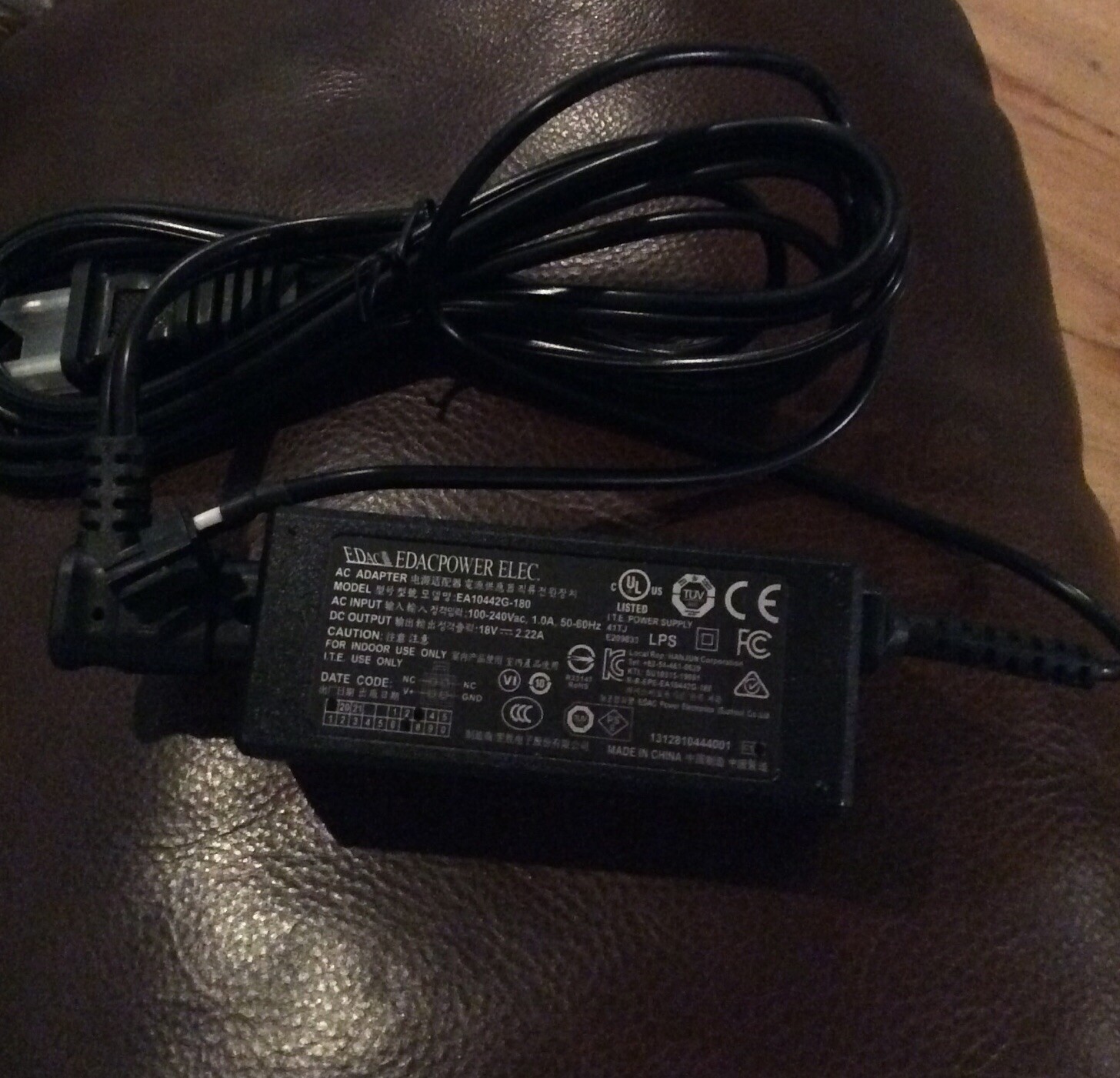 EDAC Power Supply AC Adapter EA10442G-180 18V 2.22A EdacPower | eBay