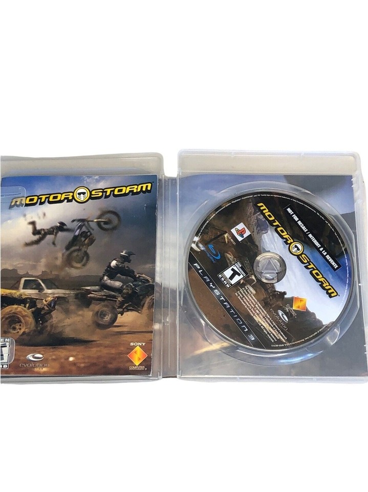 MotorStorm PlayStation 3, PS3 Complete w/Manual Not For Resale Edition ...