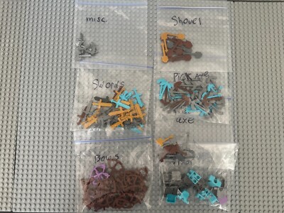 Lego Minecraft Weapons & Armor (FREE SHIPPING ON ORDERS $20+) | eBay
