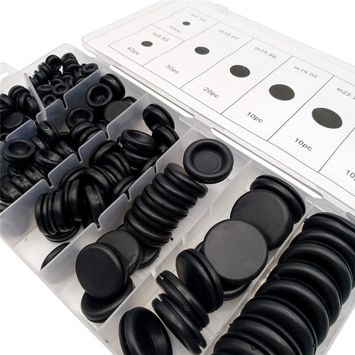 170PCS/Box Car Rubber Grommet Firewall Hole Plug Set Electrical Wire ...