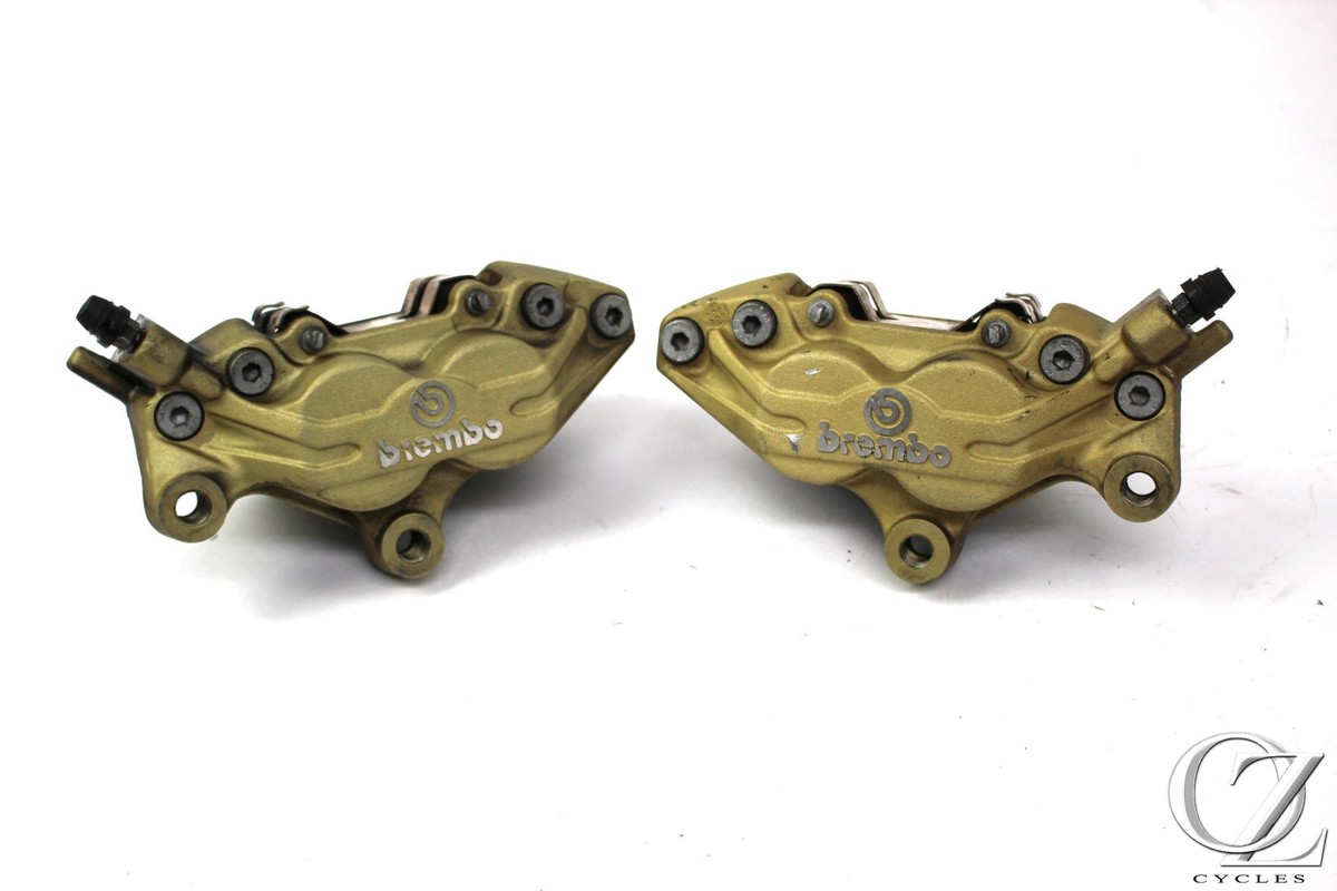 01-02 Ducati Monster M900 S4 Front Brake Calipers Set Brembo 01-02 Ducati Monster M900 S4 Front Brake Calipers Set Brembo