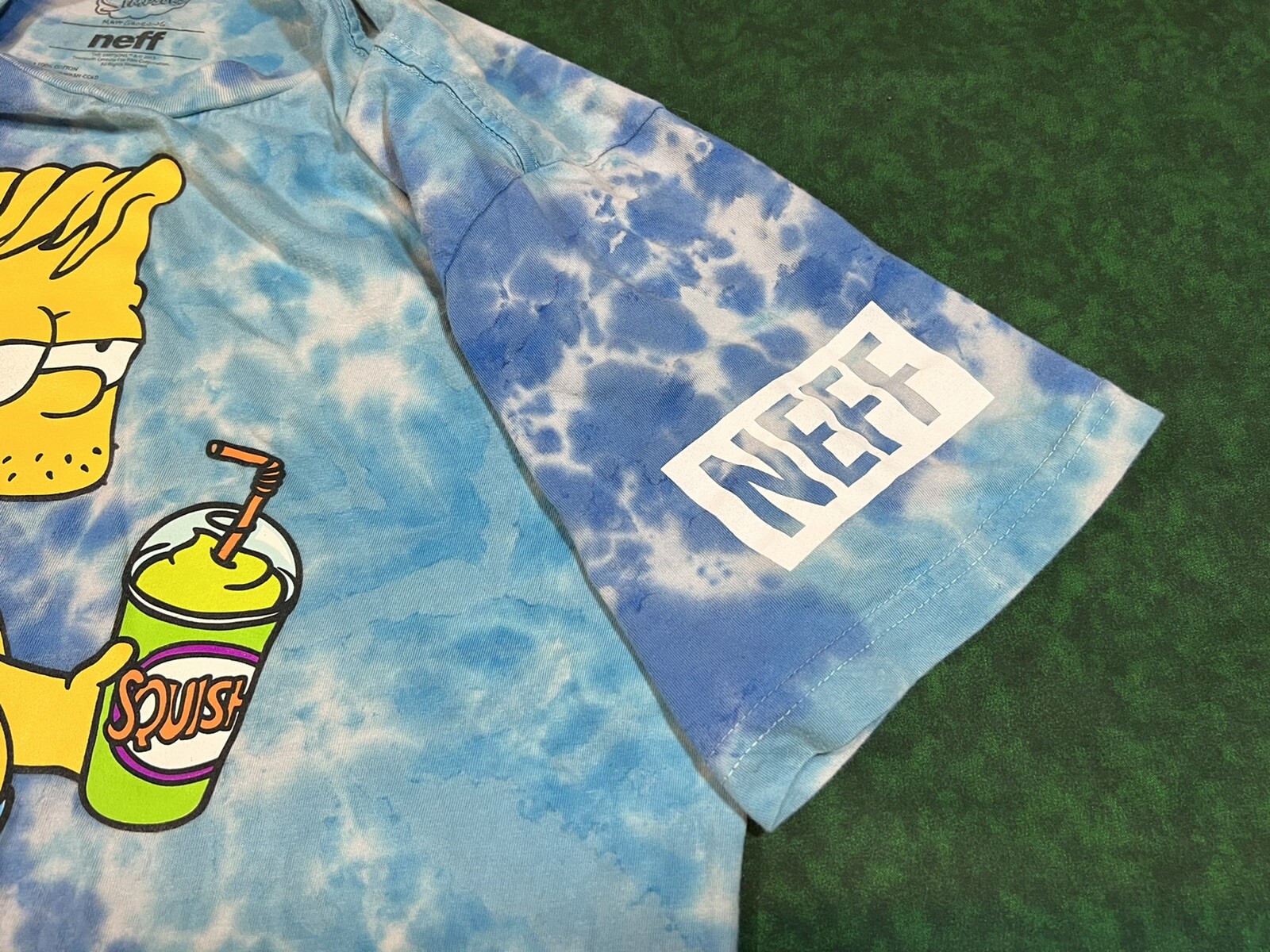 Vintage The Simpsons x NEFF - Bart Simpson - Tye Dye … - Gem