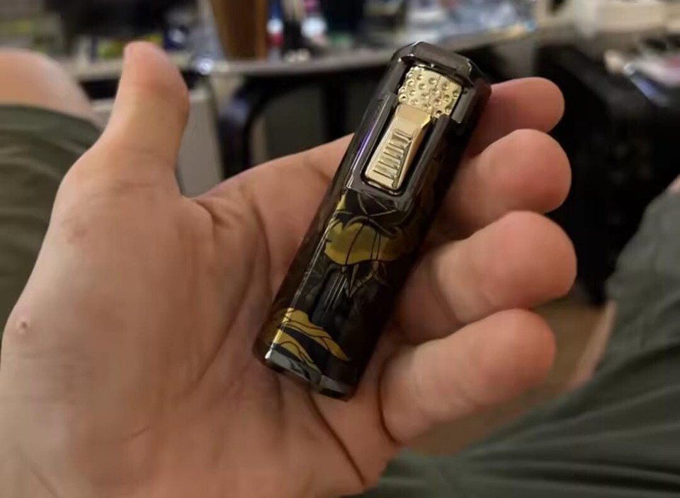 Honest Strong Powerful Blue Jet Torch 9mm Retractable Head stereoscopic ...