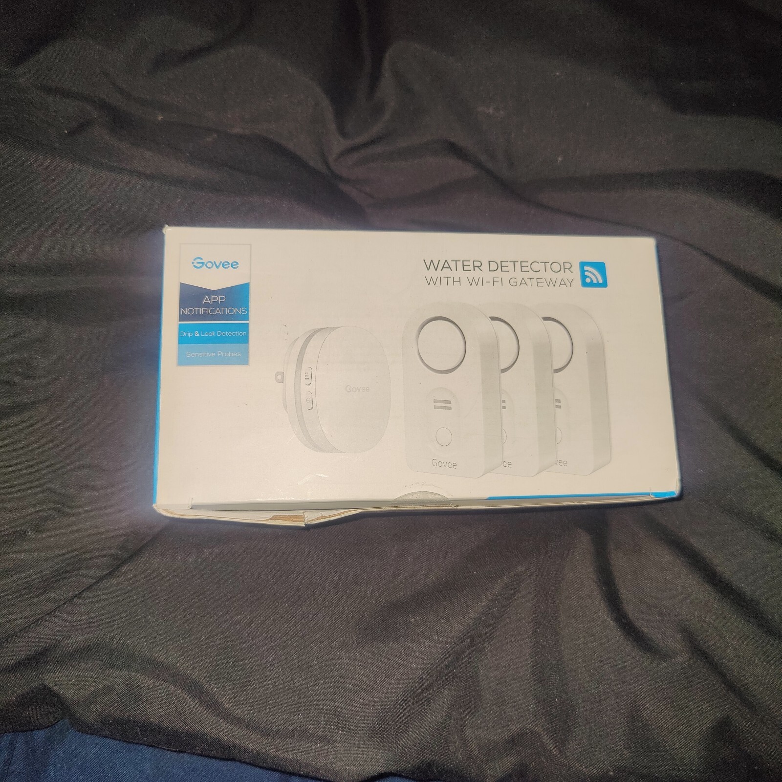 Govee Water Detector 3 Pack with RF Wi-Fi Gateway B5040101 -2 / H5054 ...