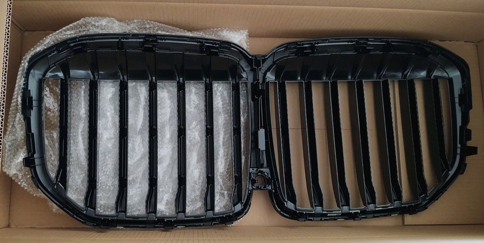BMW Brand 2019-2022 G07 X7 OEM Shadow-Line Gloss Black Front Grille ...