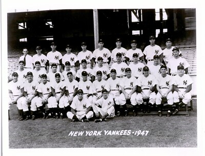 1947 World Champion NY Yankees 8x10 Team Photo | eBay