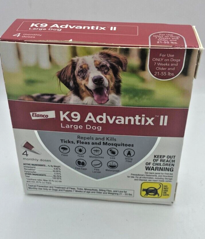 Bayer+K9+Advantix+II+Spot-On+Treatment+for+Dogs+-+4+Pack for sale ...