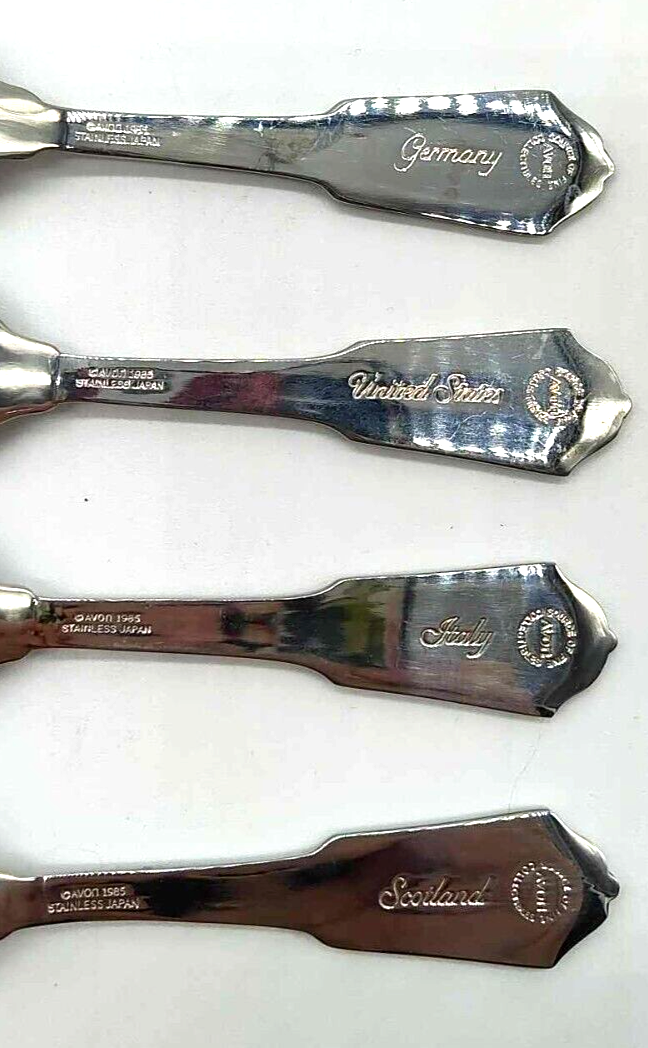 Vintage Avon 1985 Hospitality Spoons Italy United States Germany ...