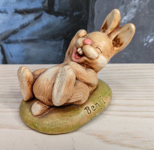 Moorcroft Design Benji Figurine Bunny Rabbit Hand painted Made England ...