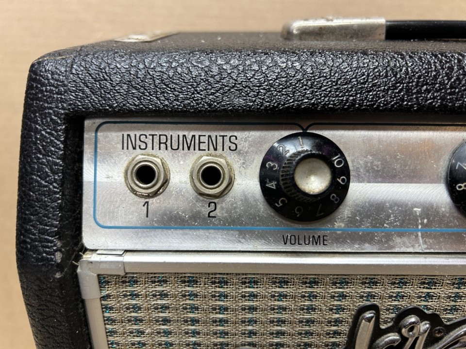 Vintage 1969 Fender Champ Amp Silverface AA764 (tube) | eBay