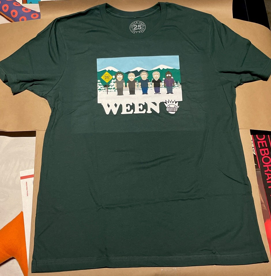 Official WEEN shirt XL South Park 25th Anniv Concert Red Rocks not ...