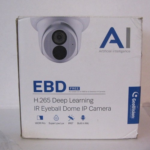 GeoVision Eyeball Dome PoE IP Camera 8MP Home Outdoor IP67 2.8mm Lens ...