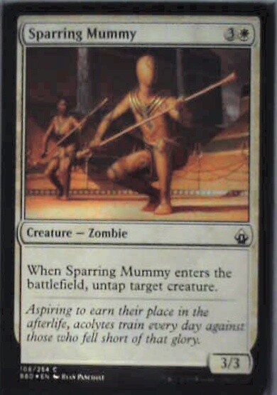 MTG Sparring Mummy Battlebond 108/254 Foil Common for sale online | eBay