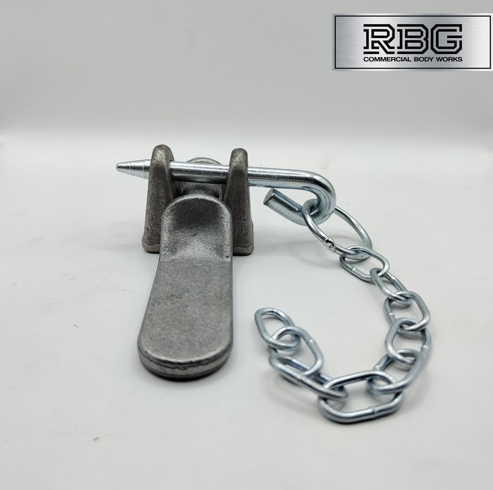 10x Tailboard Forket, Lug, 109mm Pin & Chain - Truck Dropside Tipper ...