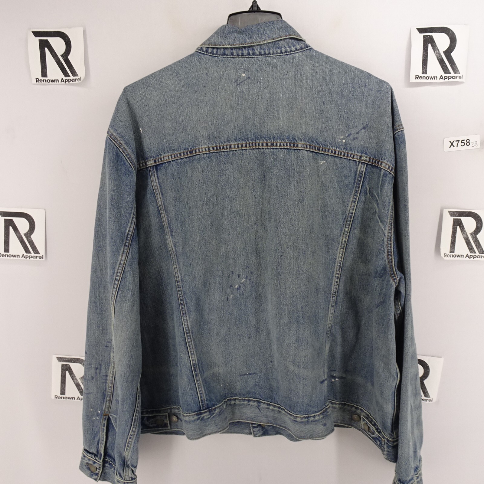 NWT Mens Polo Ralph Lauren Blue Jean Denim Trucker Jacket Size 3XB 3XL ...