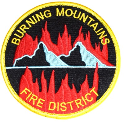 BURNING MOUNTAINS FIRE DISTRICT COLORADO CO Fire Patch EMS Rescue ...