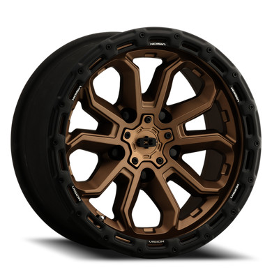4 NEW MATTE BRONZE VISION KORUPT 16X8 5-127 (119990) | eBay