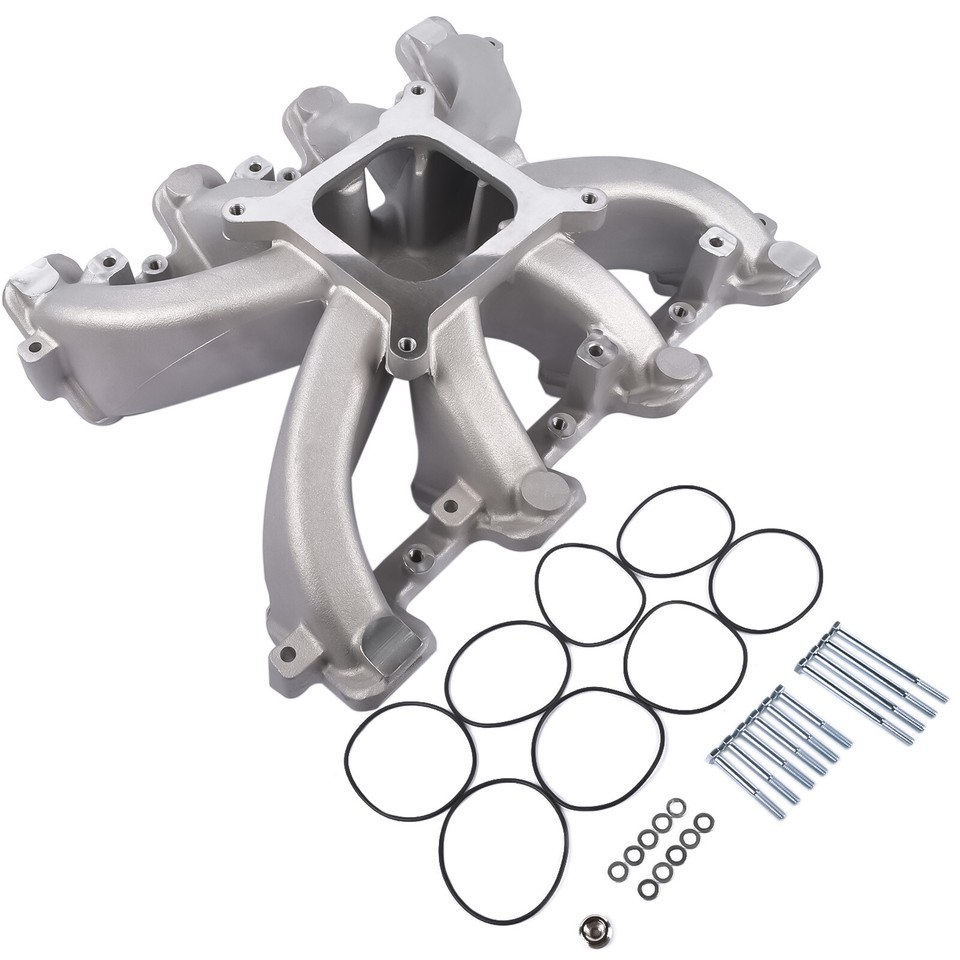 Single Plane Mid-Rise Upper Intake Manifold For LS1 LS2 LS6 5.7L 350 ...