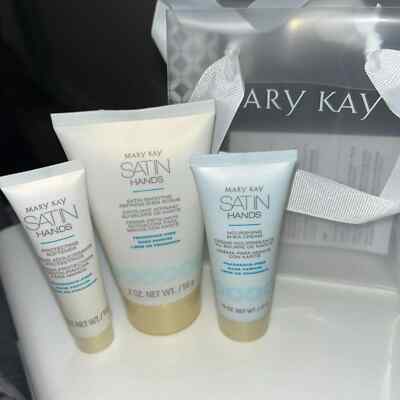 Mary Kay Satin Hands Pampering Set Deluxe MINI Travel Size Fragrance ...