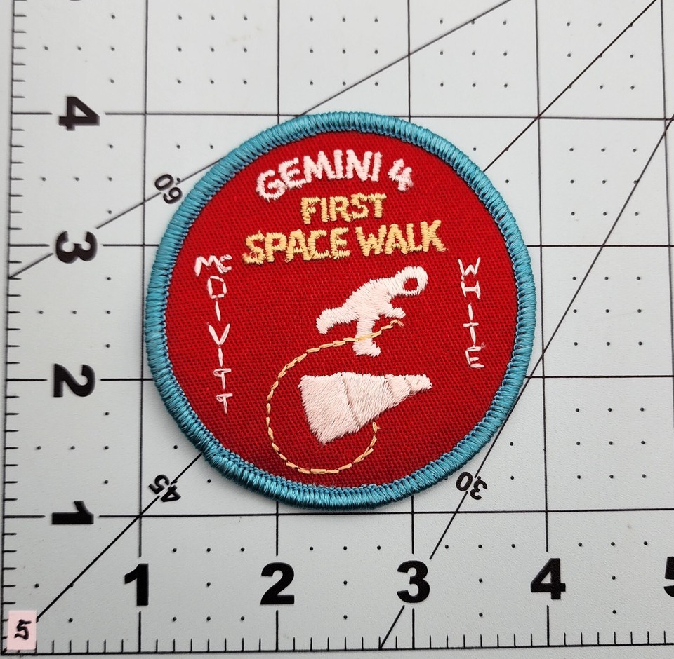 Vintage NASA Gemini 4 McDivitt White First Space Walk Space Related Patch | eBay
