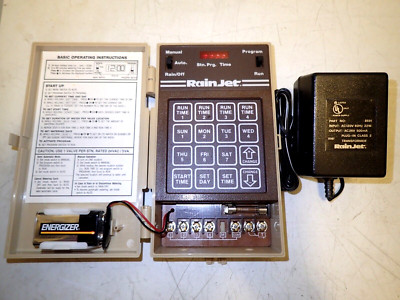 RainJet Electronic Sprinkler Timer 4 Station Controller Model RJC-4 NOS ...