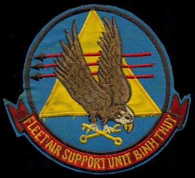 Original Vietnam Made USN Fleet Air Support Unit Binh Thuy Patch JU | eBay
