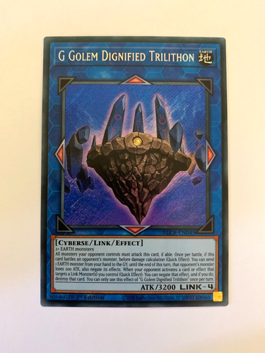 Yugioh - G Golem Dignified Trilithon - BLCR-EN045 - Secret Rare | eBay