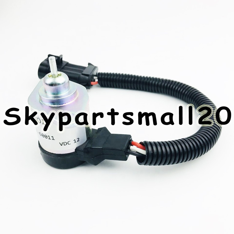 New 12V Fuel Stop Solenoid 1G577-60010 1G577-60011 For Kubota Engine ...