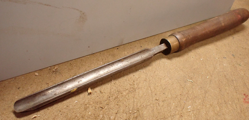 LOT A13 LARGE WOOD LATHE GOUGE CHISEL WOODWORKING TOOL | eBay
