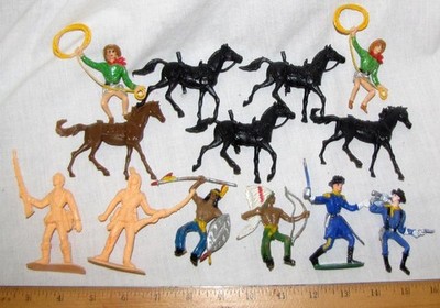 Comansi Daniel Boone and Mingo + western figures toy soldiers | eBay