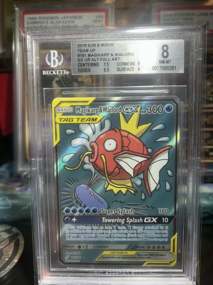 2019 Pokemon Magikarp & Wailord GX Tag Team Up 161/181 2019 Alt Art PSA ...