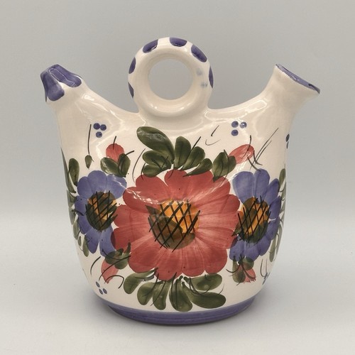 Lapilatica Spanish Botijo Water Jug Hand Made And Hand Painted Spain ...