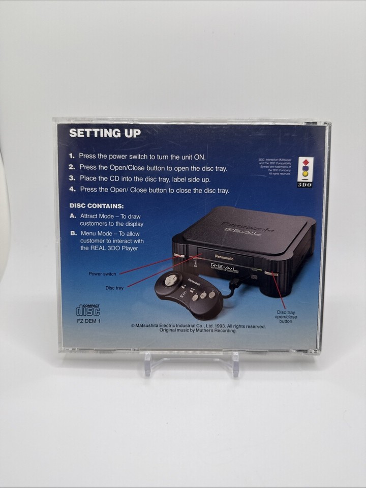 Panasonic 3DO Kiosk Demo VERY RARE Demonstration Disc - Video Games | eBay
