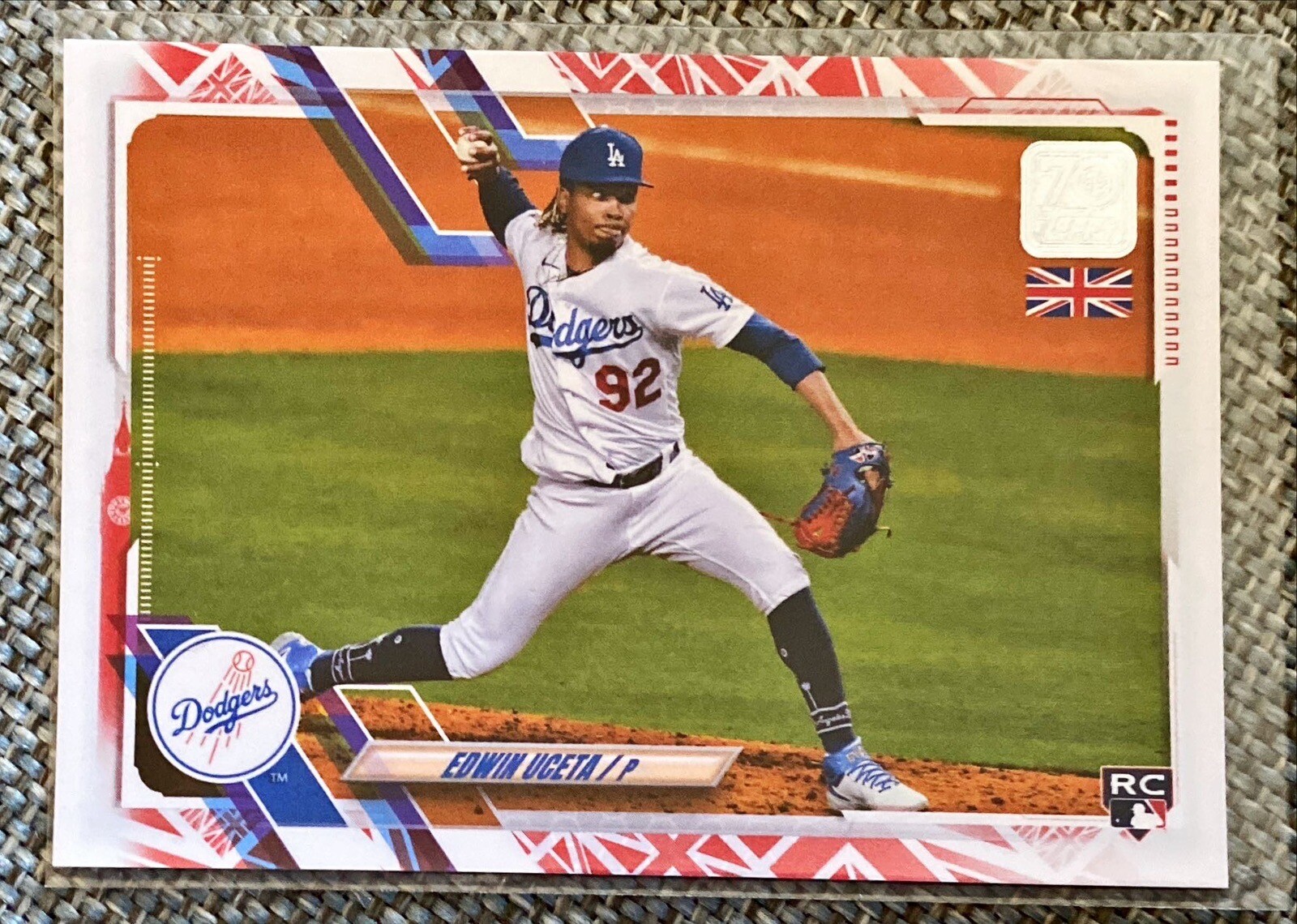 2021 Topps UK Union Jack Edwin Uceta #103 13/99 | eBay