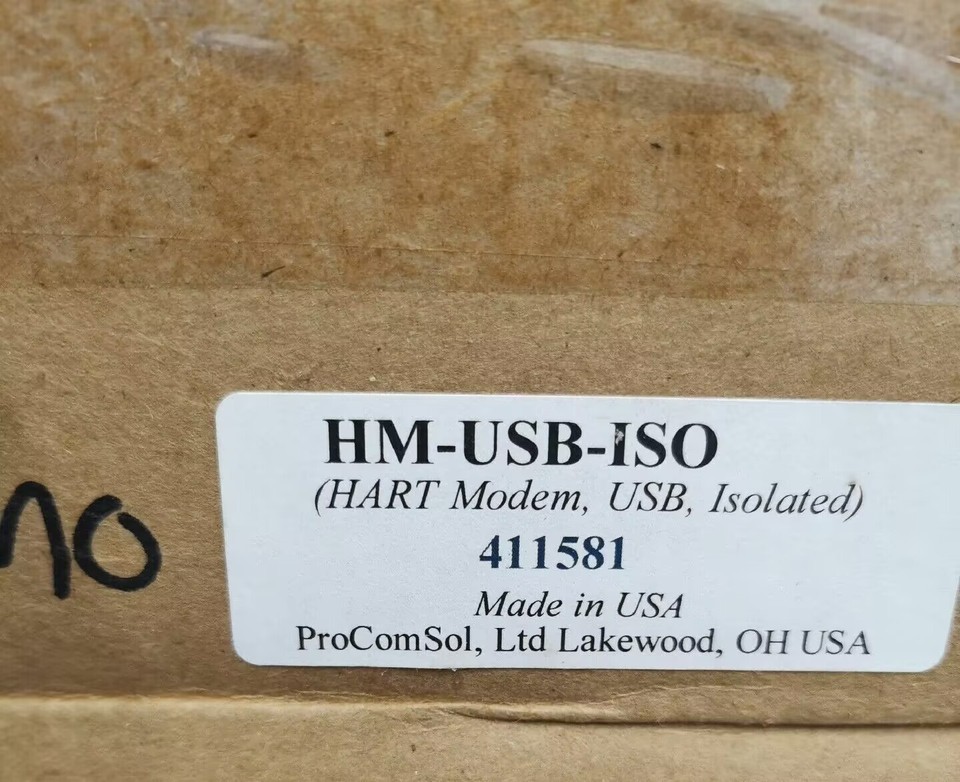 PROCOMSOL HM-USB-ISO HART MODEM ,USB,ISOLATED NEW IN OPEN BOX DHL/FEDEX ...