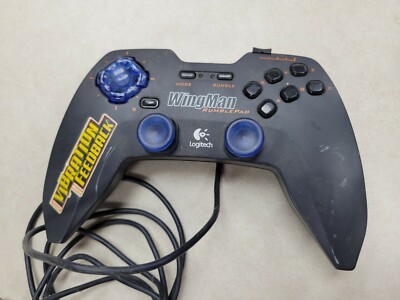 Logitech WingMan Rumblepad Force Feedback Controlled UNTESTED | eBay
