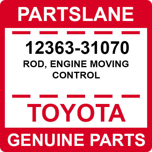 1236331070 Genuine Toyota Rod Engine Moving Control 12363-31070 for ...