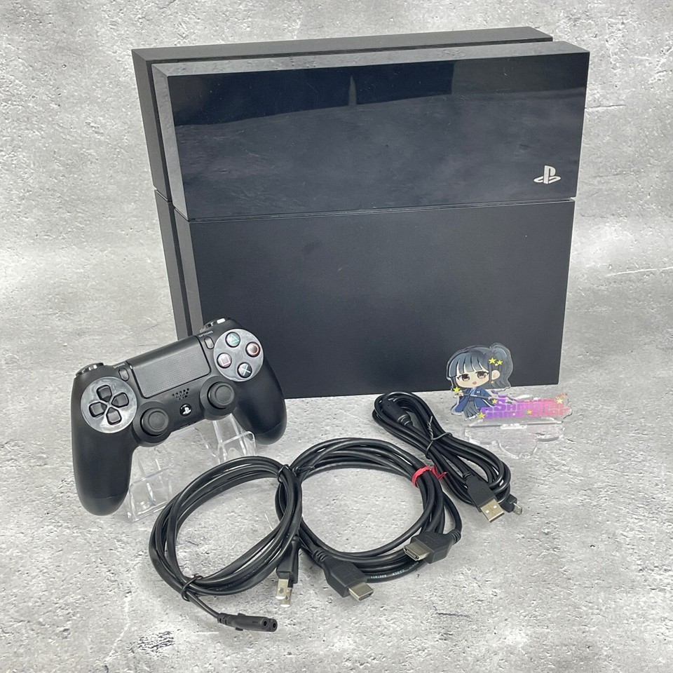 Sony PlayStation 4 PS4 CUH-1000 1100 1200 Black Console 500GB ...