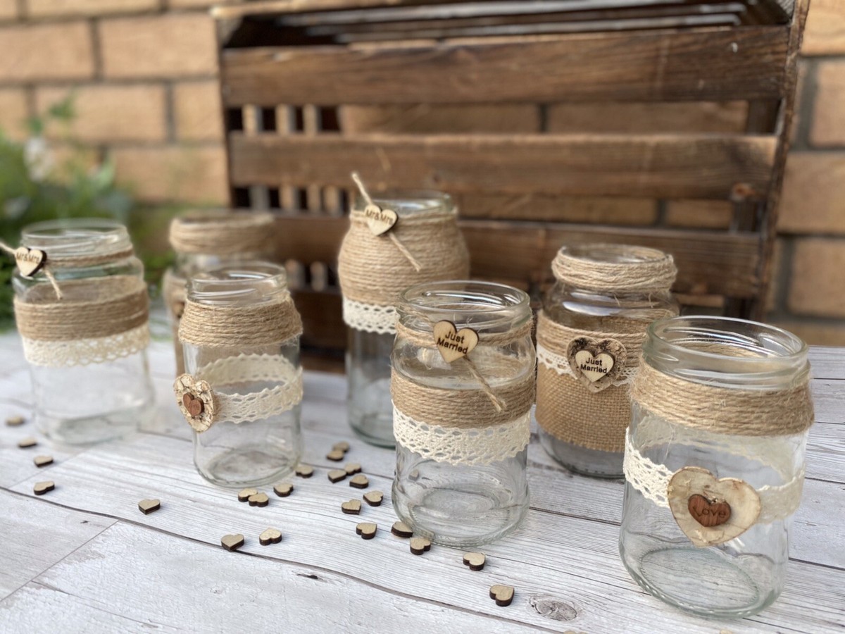 Country Wedding Mason Jar Candles 30 Rustic Wedding Centerpieces That