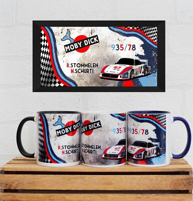 Moby Dick Mug, Porsche Mug, Porsche 935, Porsche Gifts, Le Mans Mugs ...